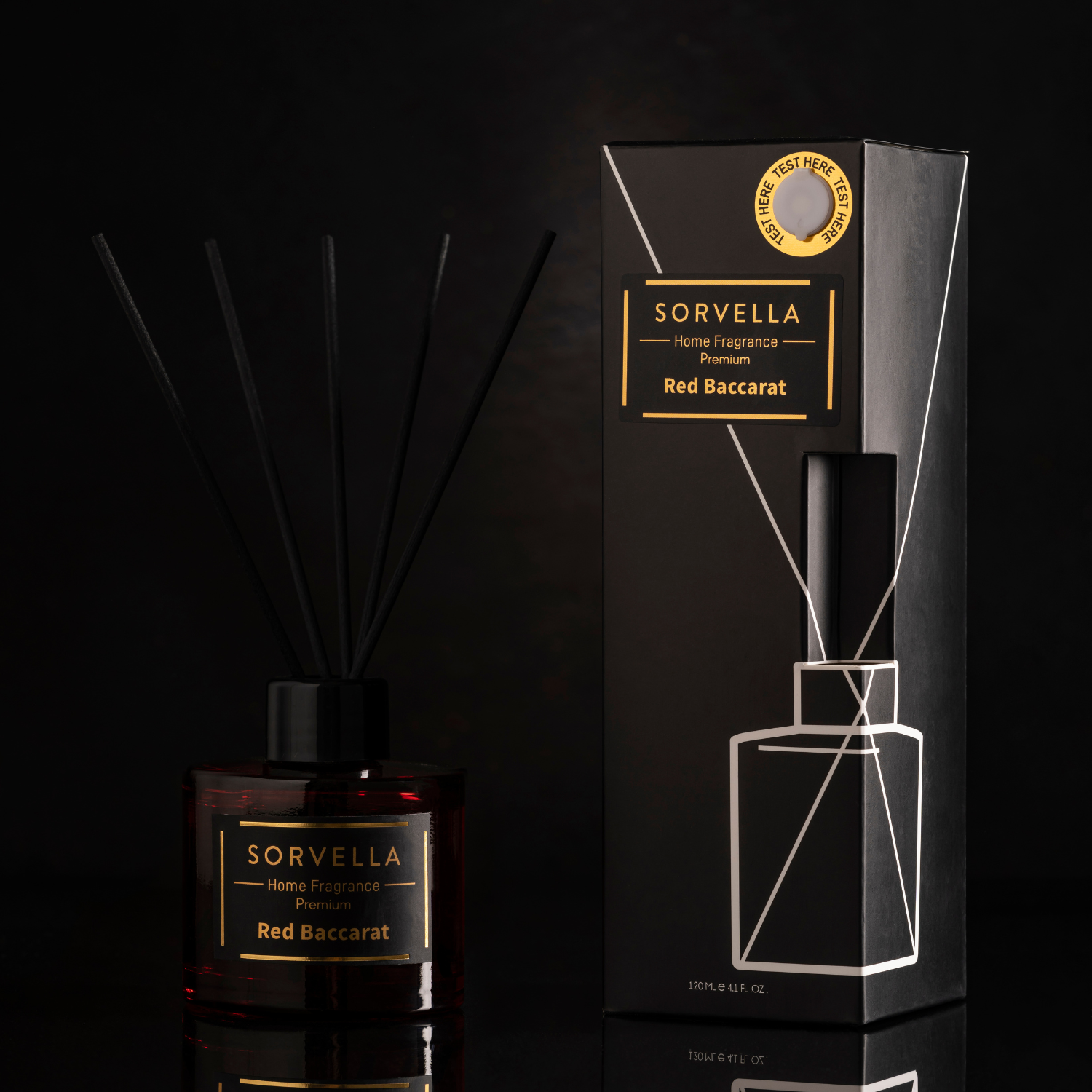 Red Baccarat Zapach Domowy Sorvella 120 ml - SorvellaHurtownia.pl